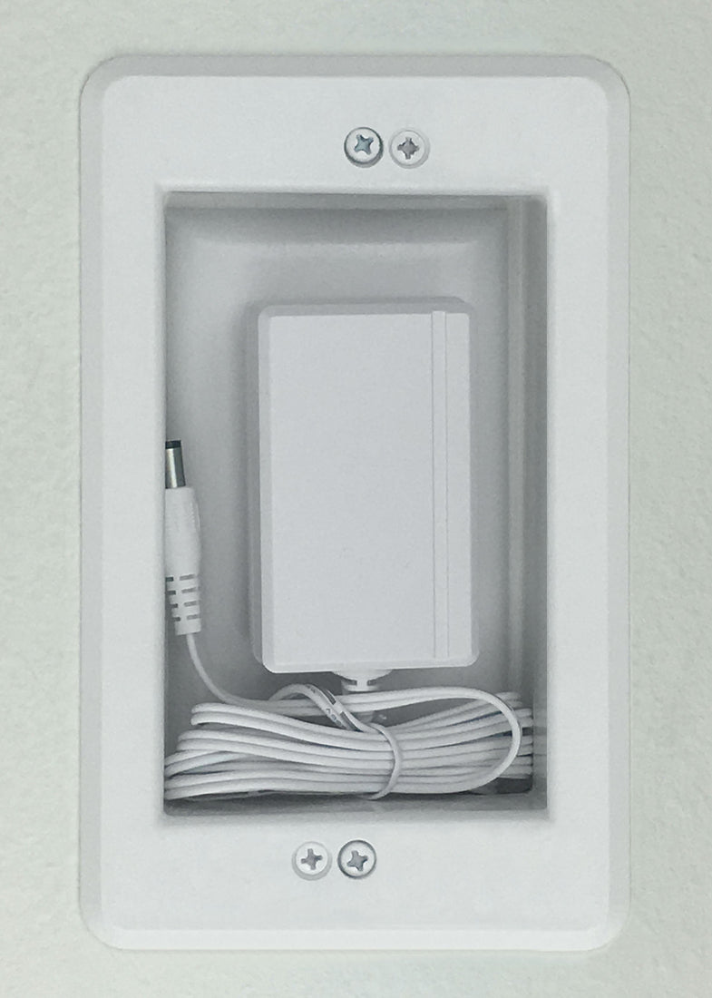 Recessed Outlet Box for Fine Art Lighting Installations